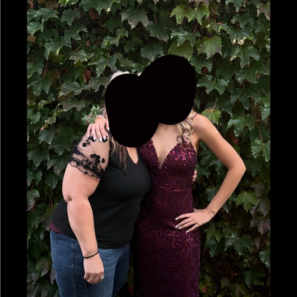 Windsor Maroon Mermaid Dress - Elegant Burgundy Eveni… - Gem